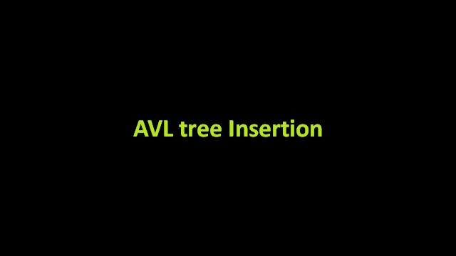 AVL tree | Insertion - IDeserve